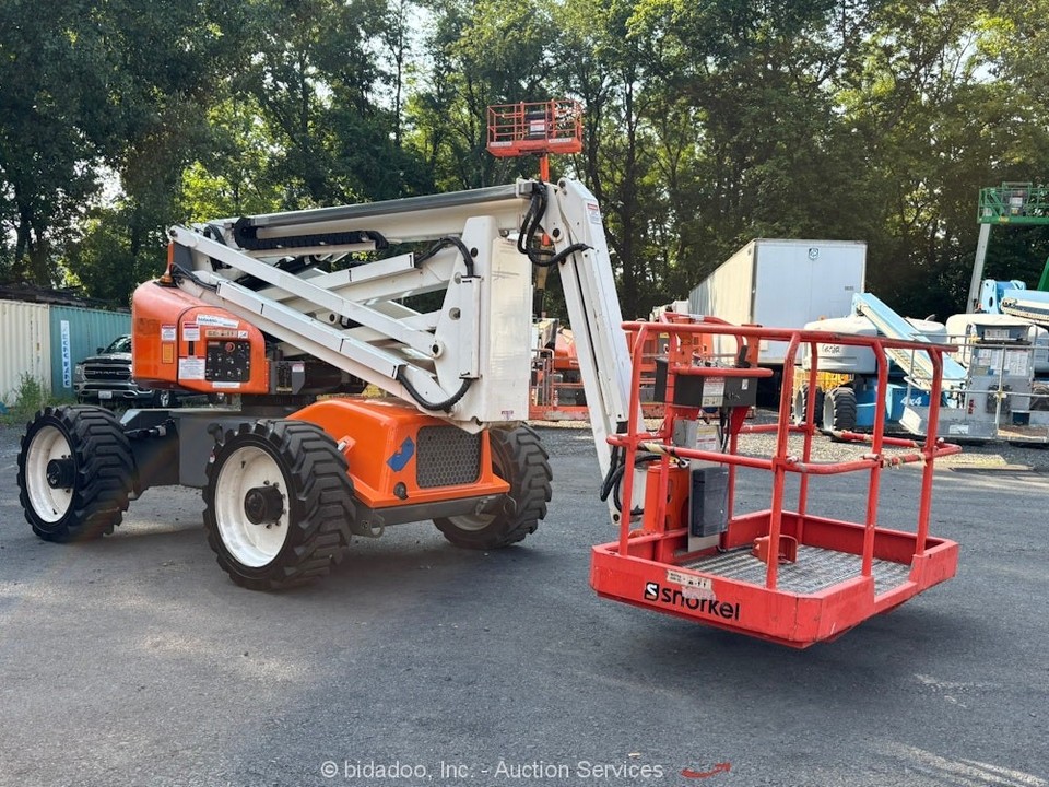 2018 Snorkel A46JRT 46' 4WD Diesel Articulating Boom Lift Man Aerial ...