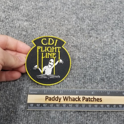 CDO Flight Line Patch Puppet Hook & Loop Back Military Morale | eBay