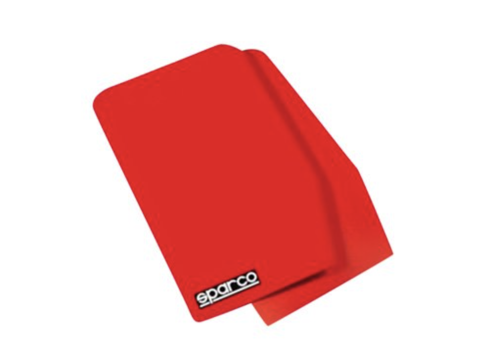 Sparco 03791RS Universal Red Mud Flaps | eBay