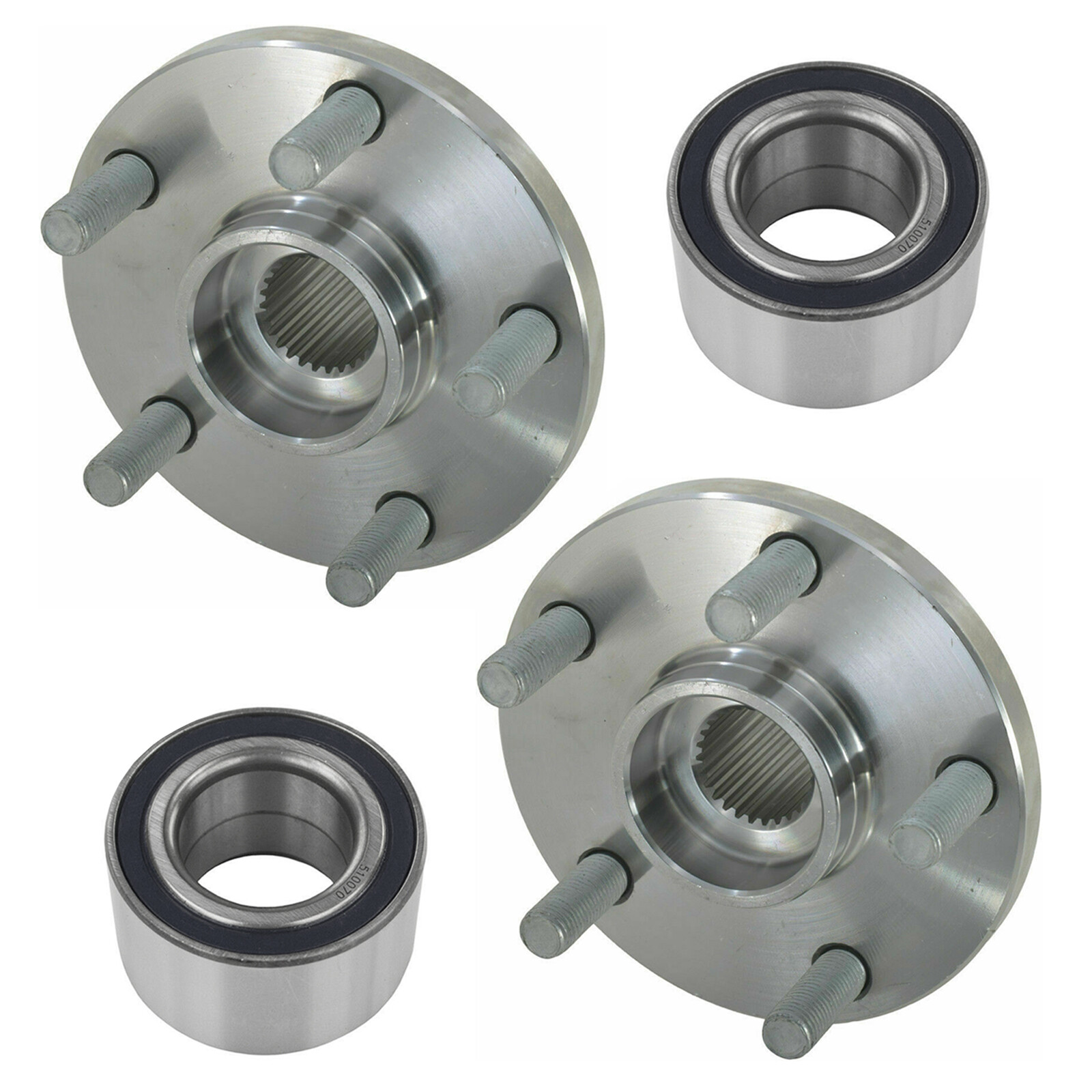 2x Front Wheel Hub & Bearing Assembly Fits 2005-2010 Scion tC 2.4L l4 ...