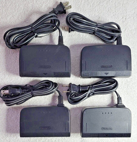 Lot of 4 OEM Nintendo 64 N64 AC Power Supply Brick NUS-002 | eBay