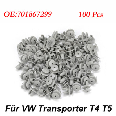 100X Befestigung Clips für VW Transporter T4 T5 Innenverkleidung ...