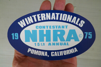 RARE/Vintage Style 1975 NHRA Pomona Winternationals CONTESTANT Racing ...