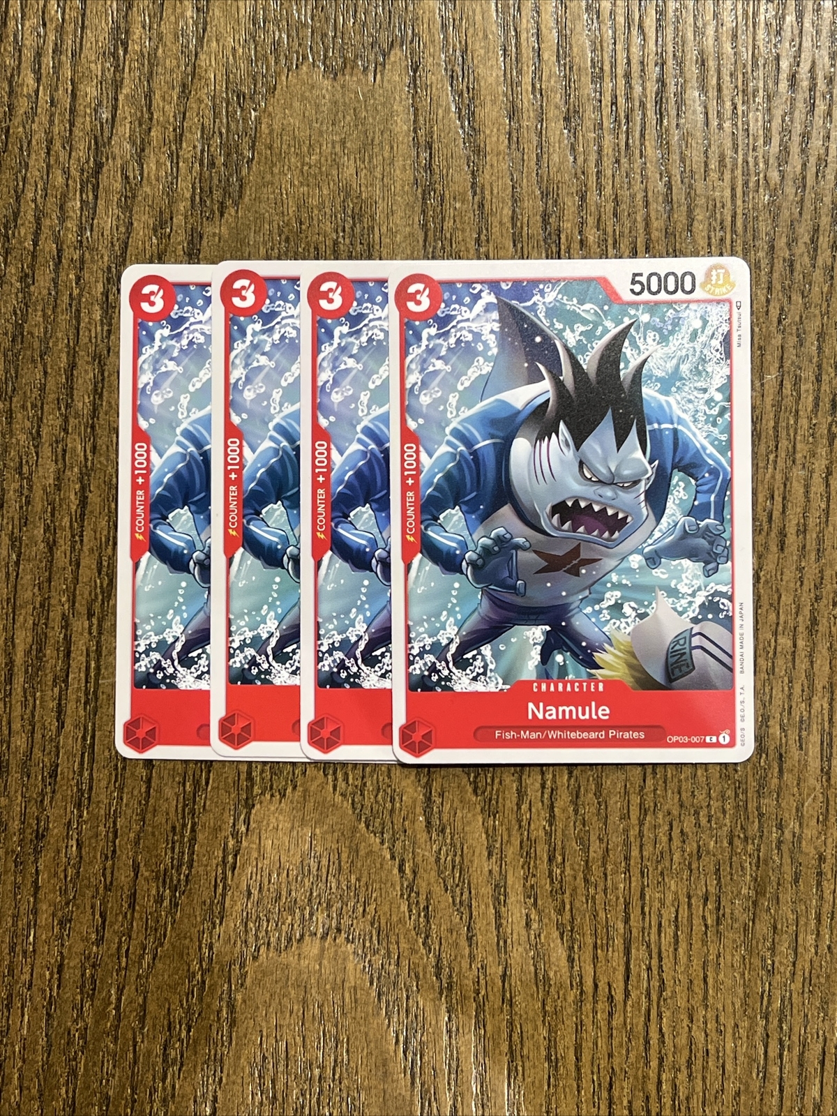 One Piece Card Game OP03-007 - Namule - Common (Playset of 4) | eBay ...