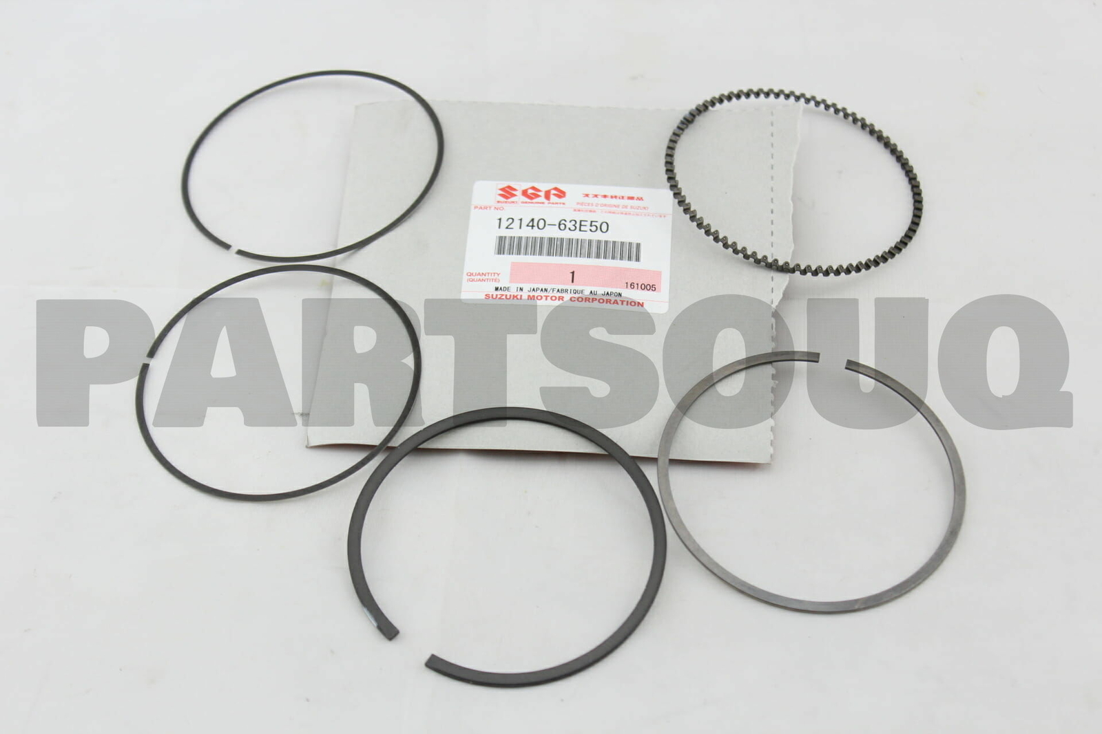 1214063E50 Genuine Suzuki RING SET,PISTON 12140-63E50 | eBay