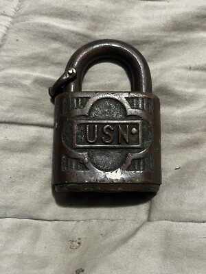 Vintage Old Sargent USN Padlock No Key Lock | eBay