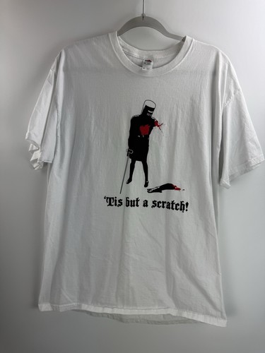 Monty Python And The Holy Grail T-Shirt Men’s XL White ‘Tis But A ...