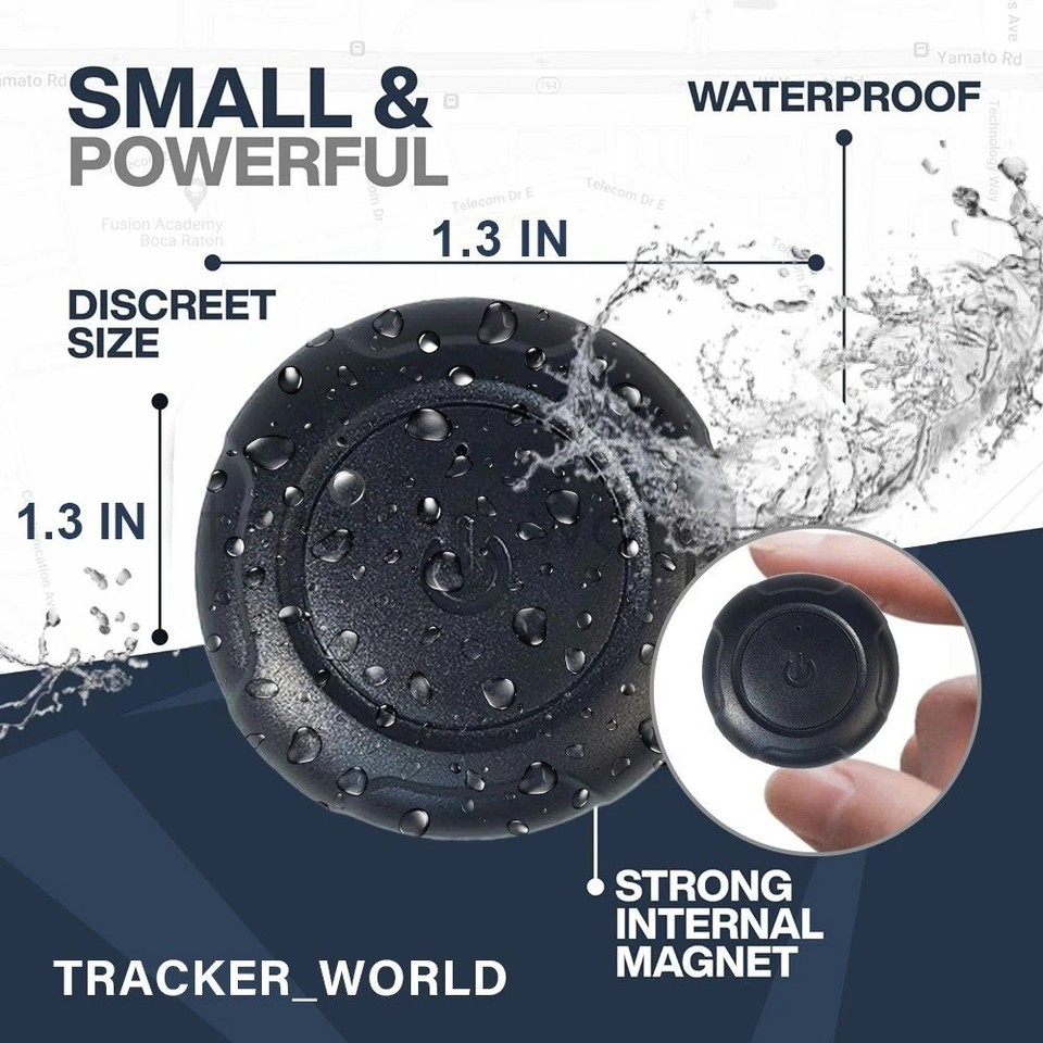 Mini GPS Car Tracker Portable Magnetic Vehicle Bike Tracking Device ...