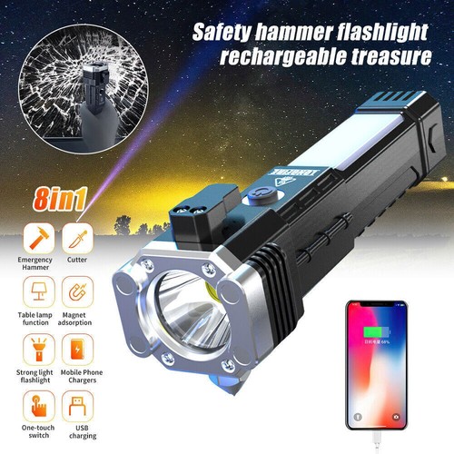 Super Bright Tactical LED Flashlight Rechargeable Camping ...