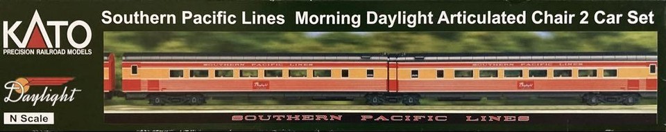 Kato USA Southern Pacific Daylight N Scale 2-Car Extension Set | eBay