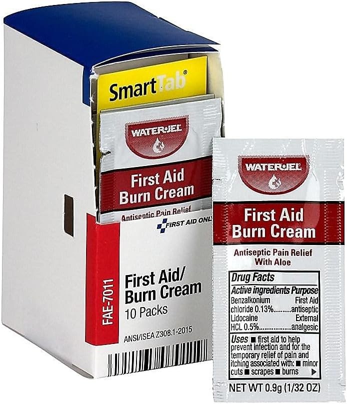 First Aid Only FAE-7011 Smartcompliance Refill Burn Cream Packets, 10 ...