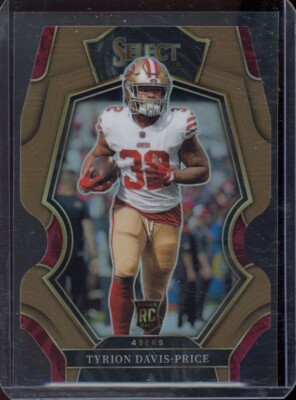 2022 Panini Select Football #187 Tyrion Davis-Price RC 33/99 | eBay