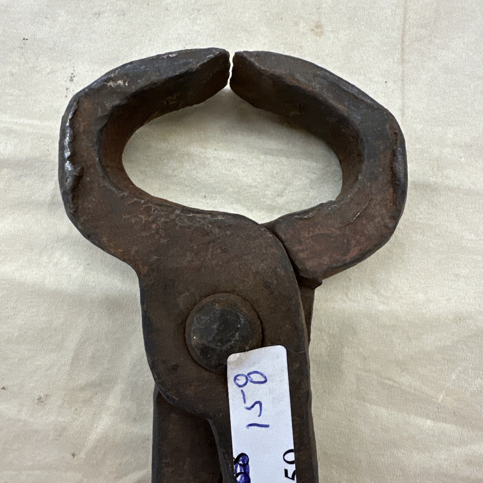 Antique Hand Forged Iron Farrier Hoof Nippers 14”~ Farrier Tools | eBay ...