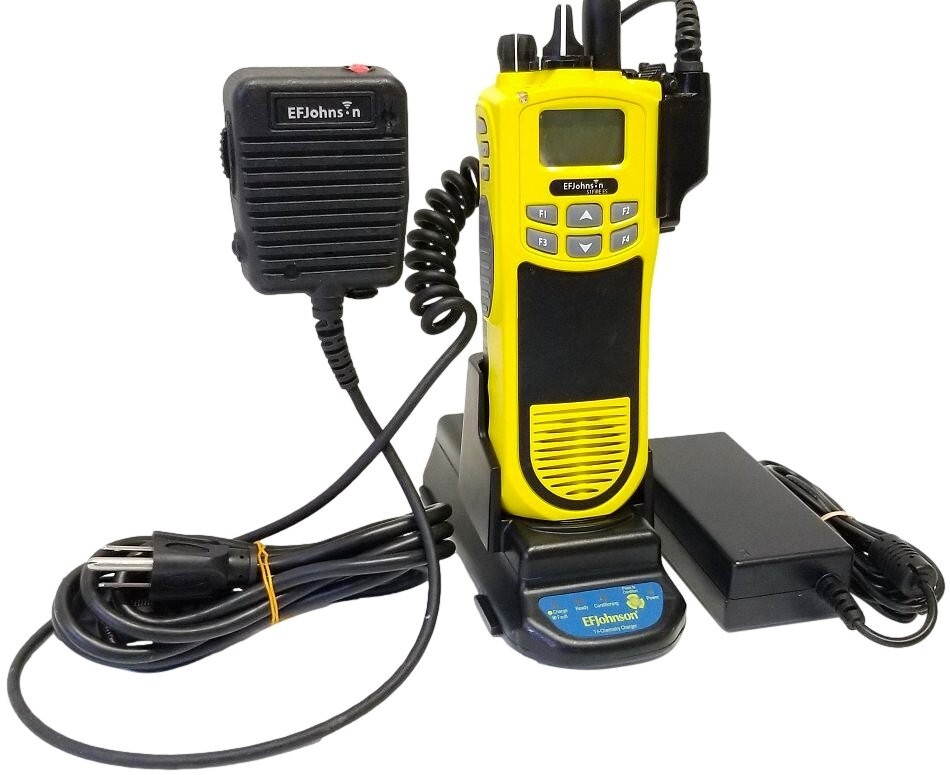 EF Johnson 51FIRE ES VHF 136-174MHz P25 Digital Two Way Radio AES-256 ...