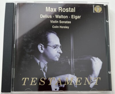 Max Rostal Plays Violin Sonatas Delius Walton Elgar 2003 Testament UK ...