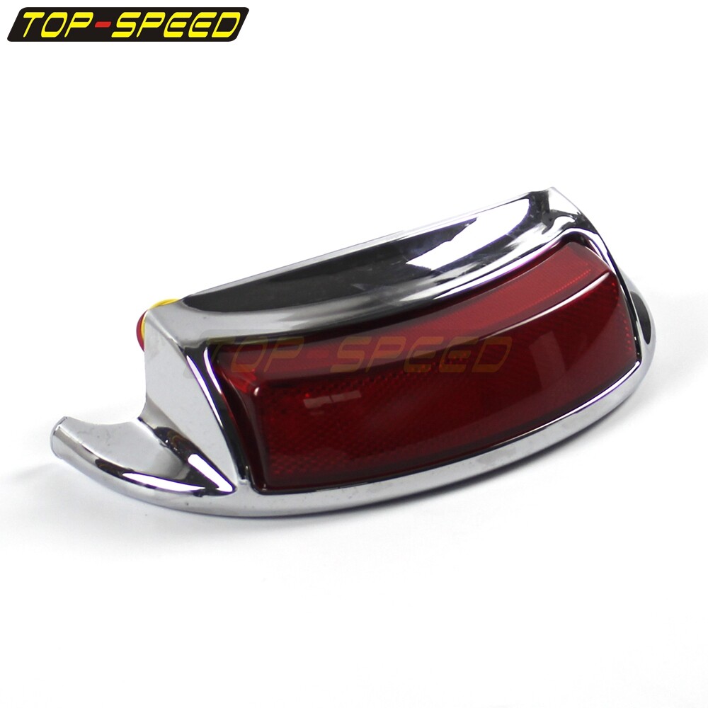 Rear Fender Tip LED Tail Light Lamp ABS For Harley Electra Glide FLHTC ...