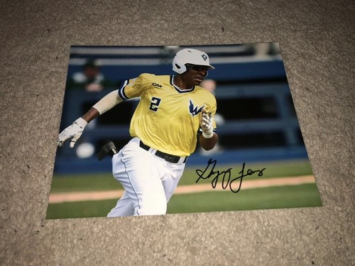 TAMPA BAY RAYS GREG JONES SIGNED UNCW SEAHAWKS BASEBALL 8X10 PHOTO ...