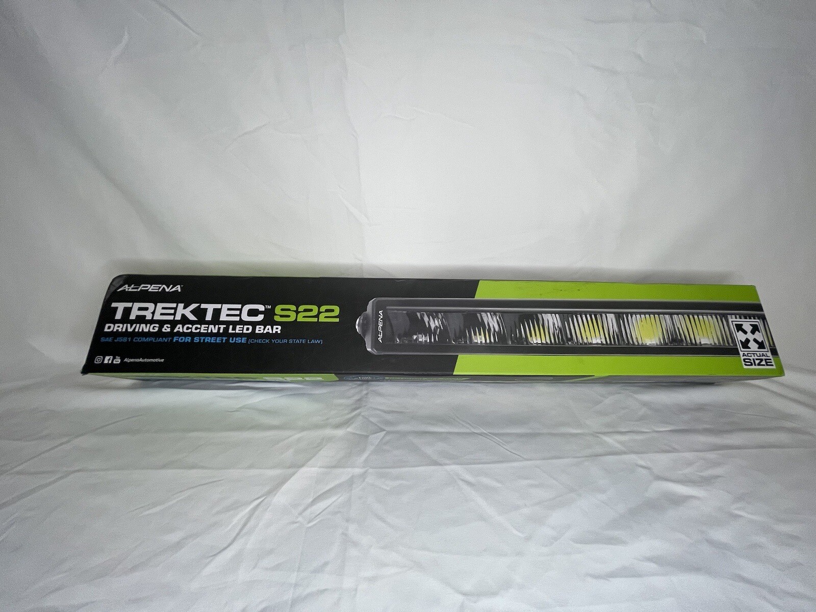 Alpena TrekTec LED Light Bar S22 12V Model 71067 Fit Type - Universal ...