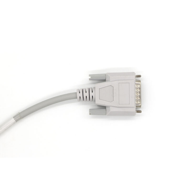 Banana 4.0 Plug 12-lead 15pin ECG/EKG Cable for Mindray DECG-03A,Edan ...