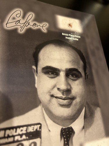 Al Capone Hair Strand Lock Relic Worn Soil Brick Pieces Mafia Chicago ...