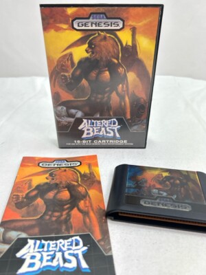 Altered Beast (Sega Genesis 1989) CIB original authentic 16 bit cart ...
