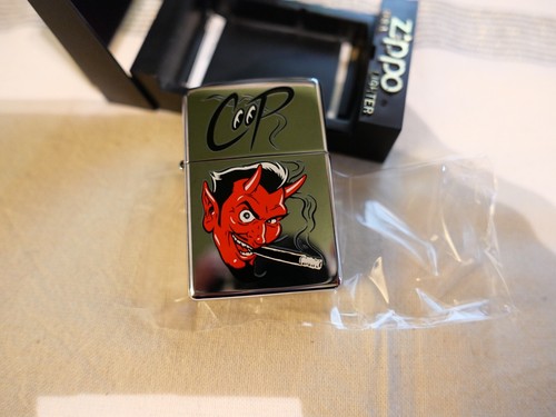 ZIPPO COOP DEVIL HP CHROME LIGHTER 2002 | eBay