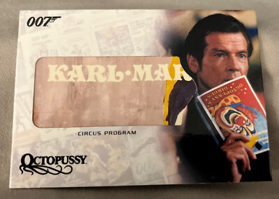 2007 James Bond 007 RARE VARIATION Octopussy Circus Program Prop Relic ...