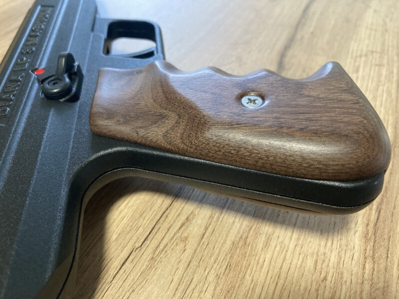 Walnut Wood Grips for Diana LP8 Magnum high quality ready to use | eBay