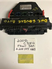 MERCEDES W204 C-class #204 Front Sam Fuse Relay Control Module Unit ...