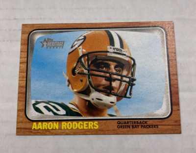 2005 Topps Heritage Aaron Rodgers Rookie Card #344 Very Nice | eBay