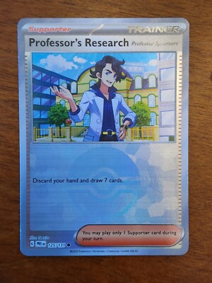 Professor's Research - 125/131 - Prismatic Evolutions - Pokemon TCG ...