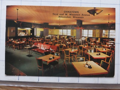 1957 Postcard - Chinatown, Moy Toy Restaurant, Milwaukee, Wisconsin | eBay