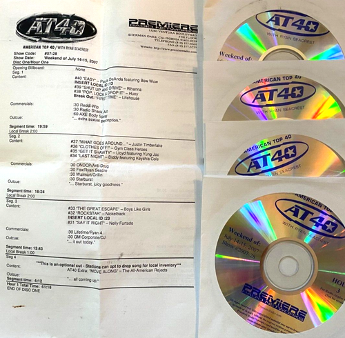 7/14/07 RYAN SEACREST HOSTS AT40, PINK, FERGIE, MAROON 5, DAUGHTRY,AMY ...