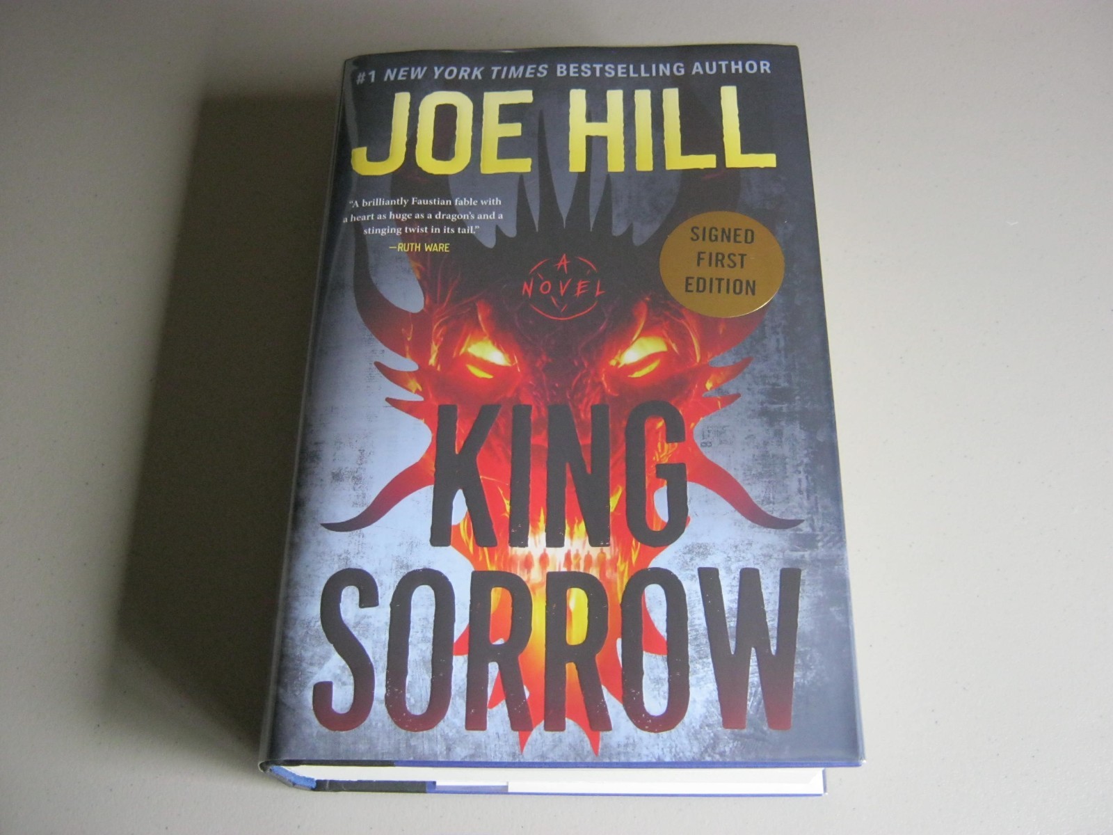 KING SORROW by JOE HILL BRAND NEW SIGNED HARDCOVER SPECIALLY BOUND BY ...
