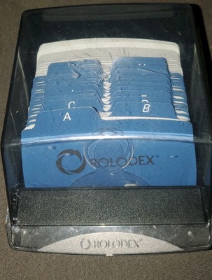 Rolodex Business Card File Organizer by Rubbermaid Home Products | eBay