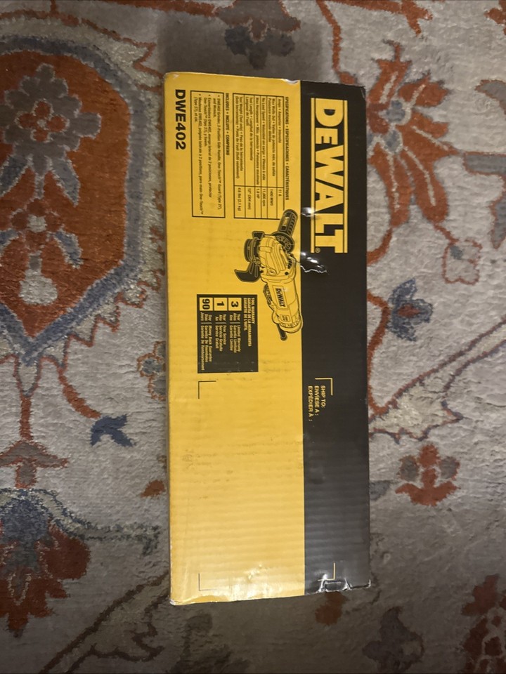 DeWalt DWE402 4-1/2" Small Angle Grinder with Paddle Switch | eBay