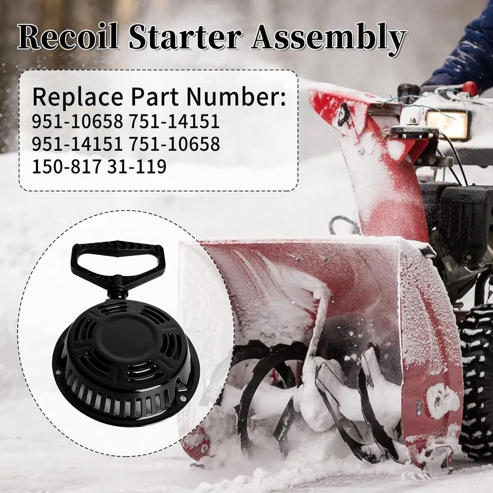 951-14151 Pull Start Recoil Starter Assembly for MTD, Craftsman, Troy ...
