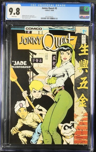 Jonny Quest #5 CGC 9.8 Dave Stevens GGA Cover! 1986 Good Girl Art ...