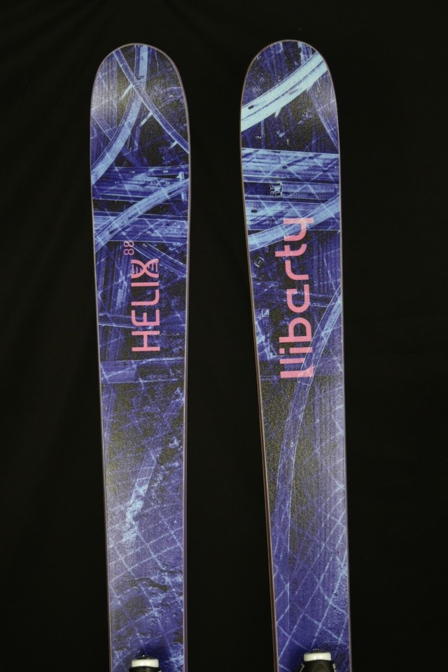NEW LIBERTY HELIX 88 ALL MOUNTAIN SKIS SIZE 175 CM WITH LOOK BINDINGS ...