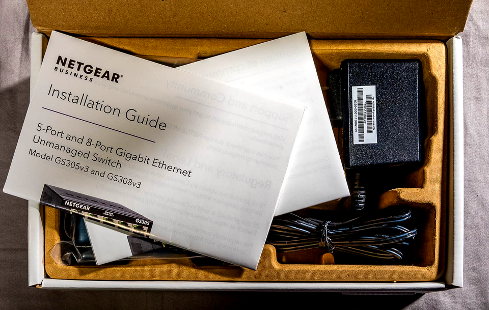 NETGEAR GS305 5-Port Gigabit Ethernet Switch | eBay