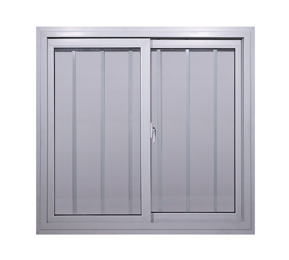 2 PK 44"x44" Shipping Container Window w/ Security Bars PVC Sliding ...
