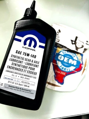 Synthetic Gear & Axle Lubricant SAE 75W-140 MS-8985 1-Quart OEM MOPAR ...