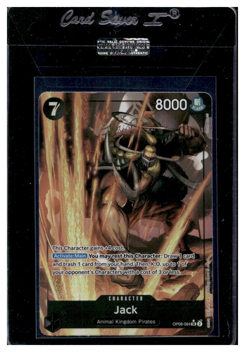 One Piece Card Game Two Legends Jack Alt Art SR OP08-084 English ...