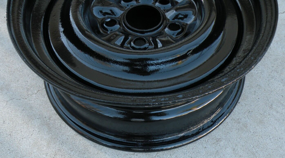 STEEL CASE RIM WHEEL 15 INCH 5.5 15X5.5 THUNDERBIRD OEM 1964 64 5X4.5 ...