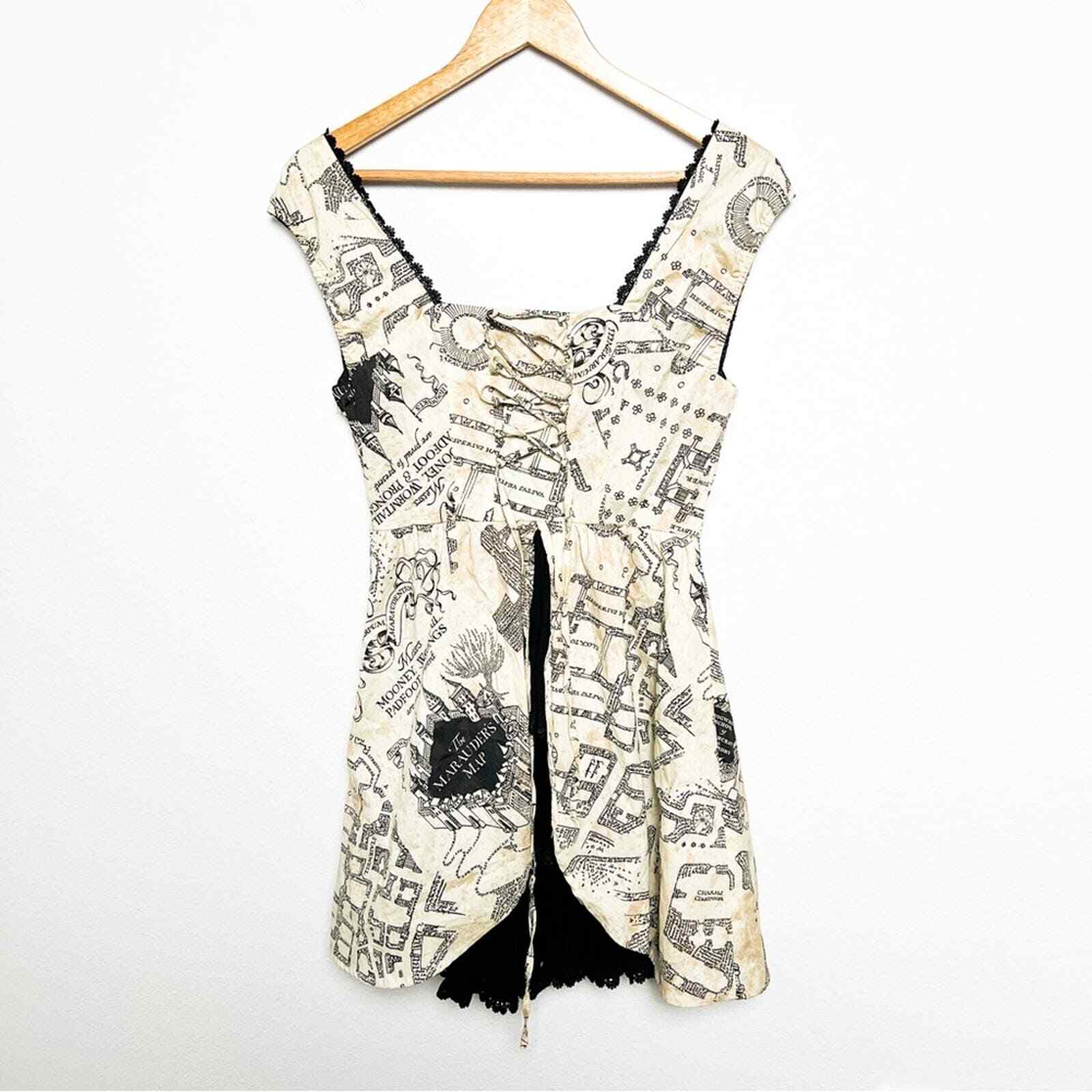 Hot Topic Harry Potter Marauder's Map Fit Flare Mini … - Gem