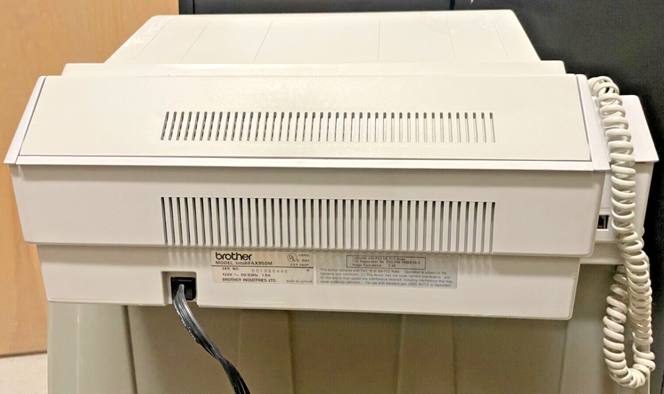 Brother 950M intelliFAX 950M Thermal Plain Paper Fax Machine | eBay