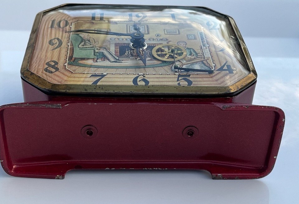 "Spinning Wheel Clock", Lux, Alarm Clock, Vintage, All Original, Video ...