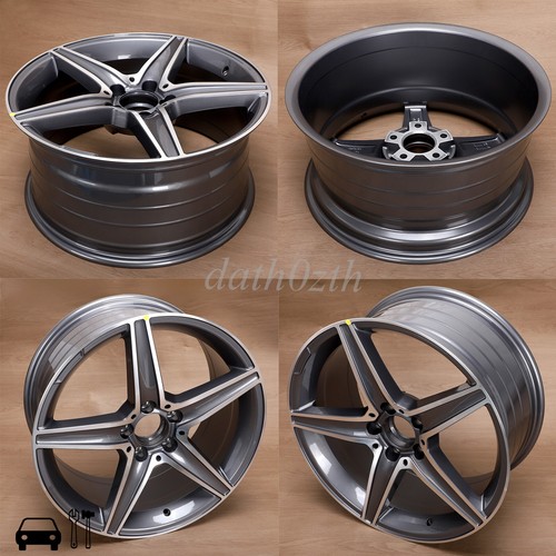 Set of 4 18x8.5" Replacement for Mercedes Benz Wheel Rim C300 E300 E350 ...