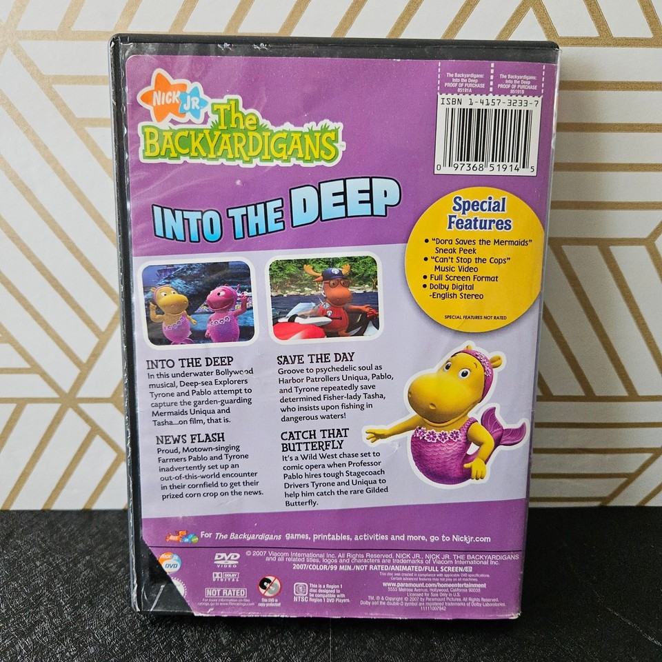 Nick Jr The Backyardigans I TO THE DEEP DVD - Special Features Save the ...