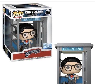 Superman Changing In Phone Booth Funko Pop! #558 IN STOCK | eBay